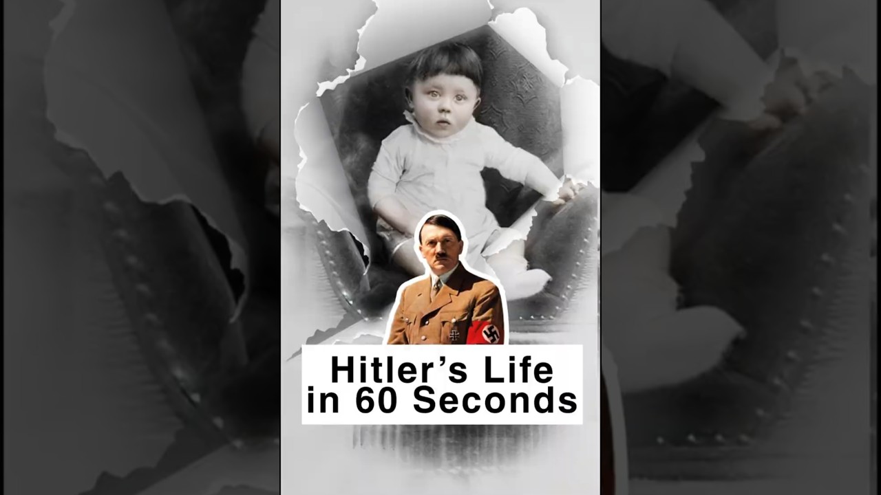 Adolf Hitler Biography  in 1 Minute | The Dark Truth Revealed #adolfhitler