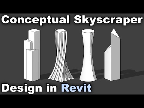 Conceptual Skyscraper Modeling in Revit Tutorial