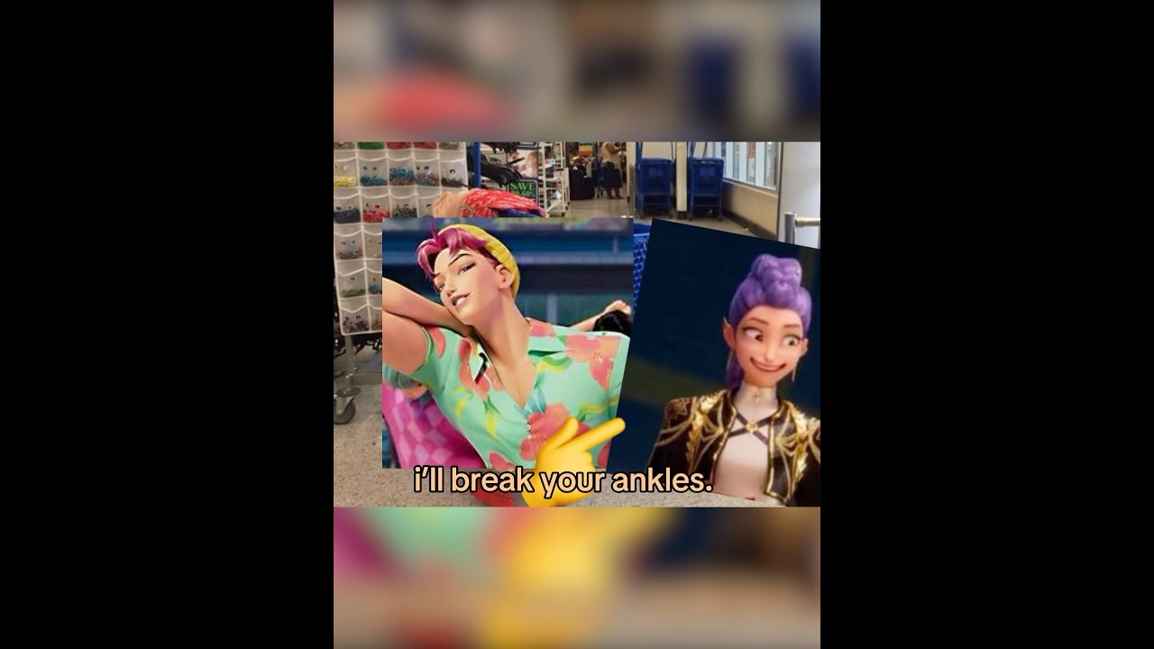 Huntrix and Saja boys shop at Ross #sajaboys #kpopdemonhunters #huntrix