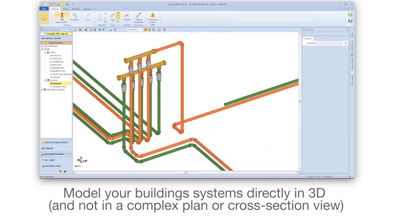 Building Technical Systems design software - Edificius-MEP - ACCA software