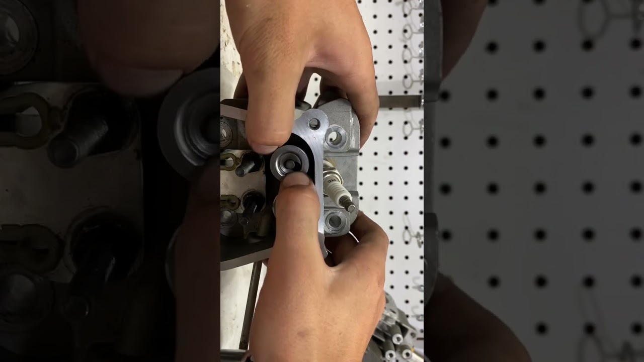 Engine valve spring installation #engine #viral #restoration #minibike #asmr #mechanic #youtube