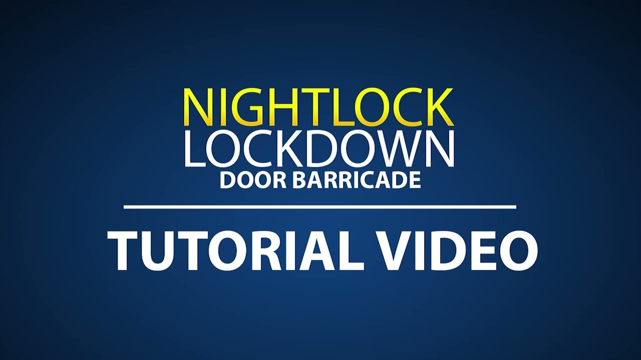 Nightlock Lockdown 2 | Outward Swinging Door Barricade | NIGHTLOCK®