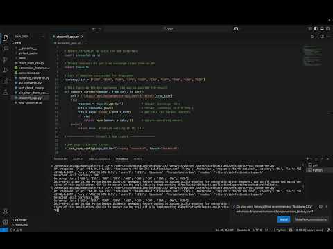 Currency Converter Project | Beginner Python Portfolio