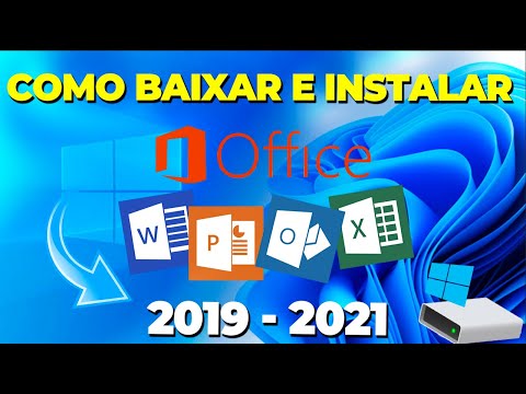 Como Baixar e Instalar Microsoft Office 2019 ou 2021 no Windows 10 e 11 - MÉTODO OFICIAL e de GRAÇA