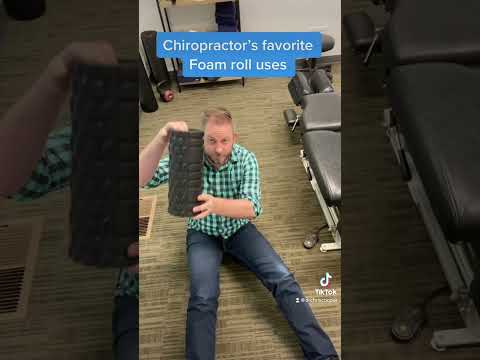 Fix your back with a foam roller #chiropractic #posture #wellness #backpain