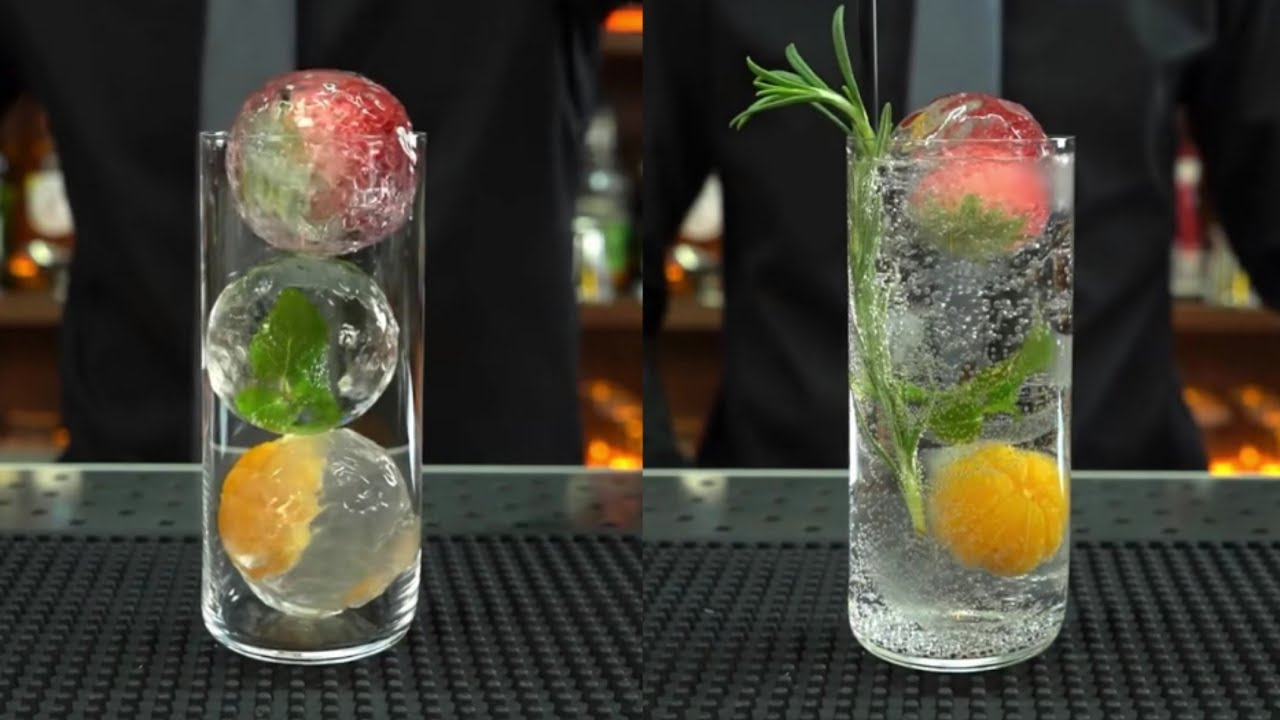 Fruit Gin and Tonic: The No.1 selling cocktail in the world.-Bartender Bournis!