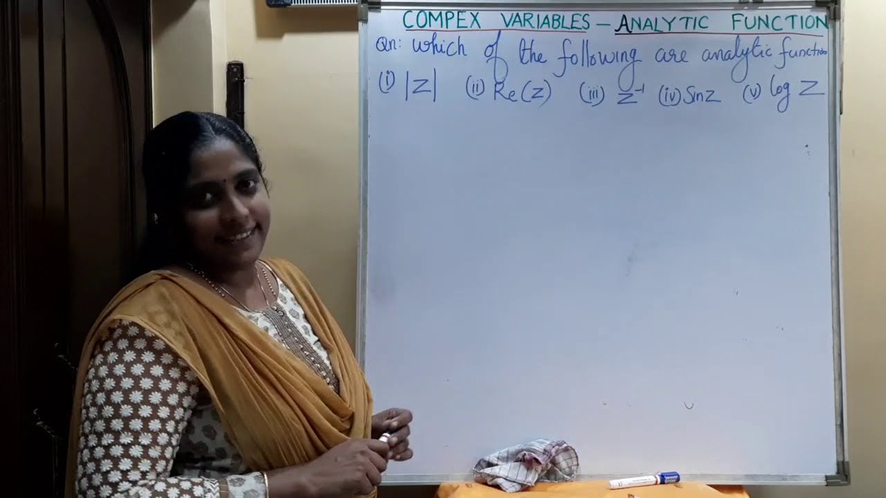 Complex variables - Analytic function