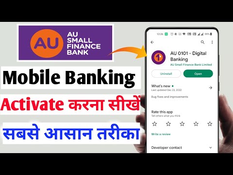 AU Small Finance Bank Mobile Banking App Registration 2023 | AU Bank App Registration Kaise Kare