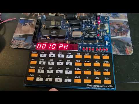 demo 6502 Microprocessor Kit