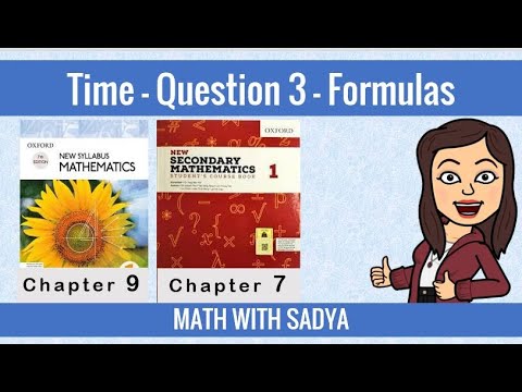 Time | Question 3 | Formulas Method for finding arrival time, departure time or journey time
