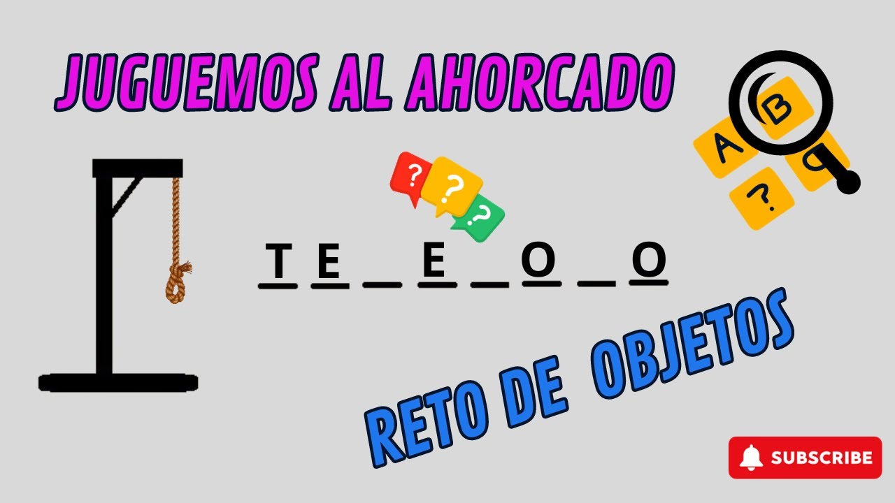 RETO#2_ 🎮JUEGO  DEL AHORCADO - Adivina la PALABRA 🤩 Desafío de CULTURA GENERAL