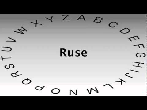 Spelling Bee Words and Definitions — Ruse