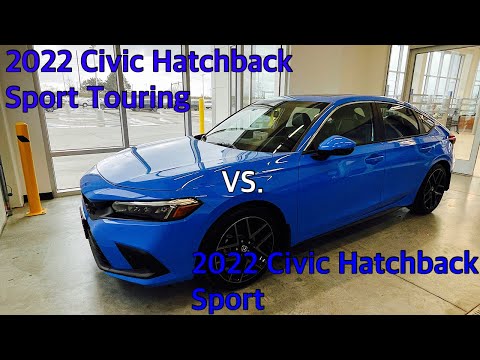2022-2024 Civic Hatchback Sport Touring vs Sport