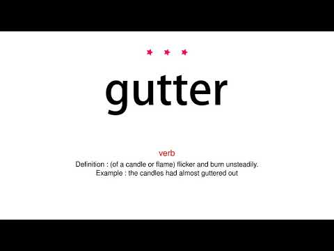 How to pronounce gutter - Vocab Today