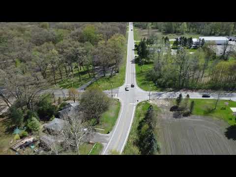 Whitehouse NEW 4-way stop on 295, aerial ( PTXVI )