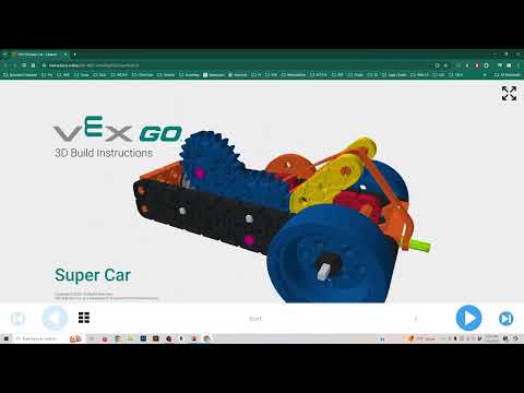 VEX GO 3D Build Instructions Powered Super Car