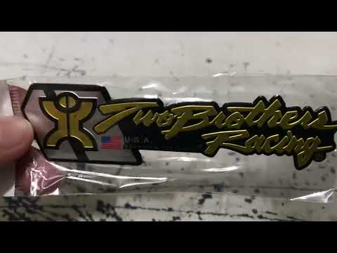 Emblema Two Brothers Adesivo Escapamento Esportivo Alumínio ...