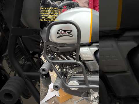 π±π±TVS Ronin full body crash guard and all accessories, all India delivery,#crashguard #karolbaghπ―