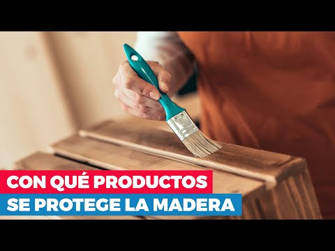 What products can be used to protect wood?