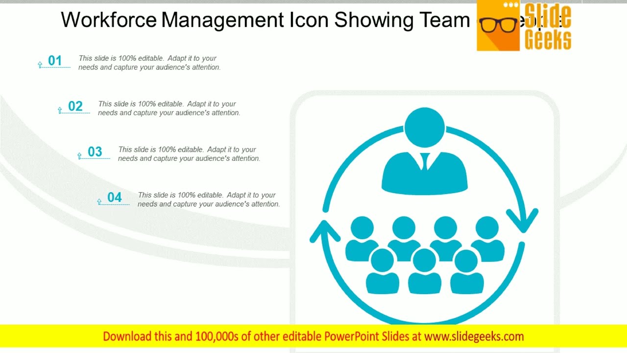 Workforce Management Icon Showing Team Of People Ppt Powerpoint Presentation Infographics Visuals