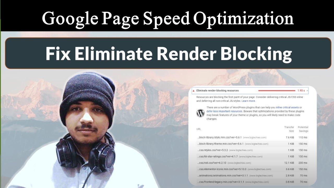 How To Fix Eliminate Render-blocking Resources