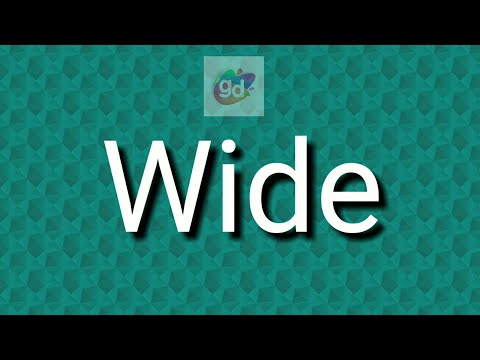 Wide Opposite/Antonym Word with Meaning//Googul Dictionary//