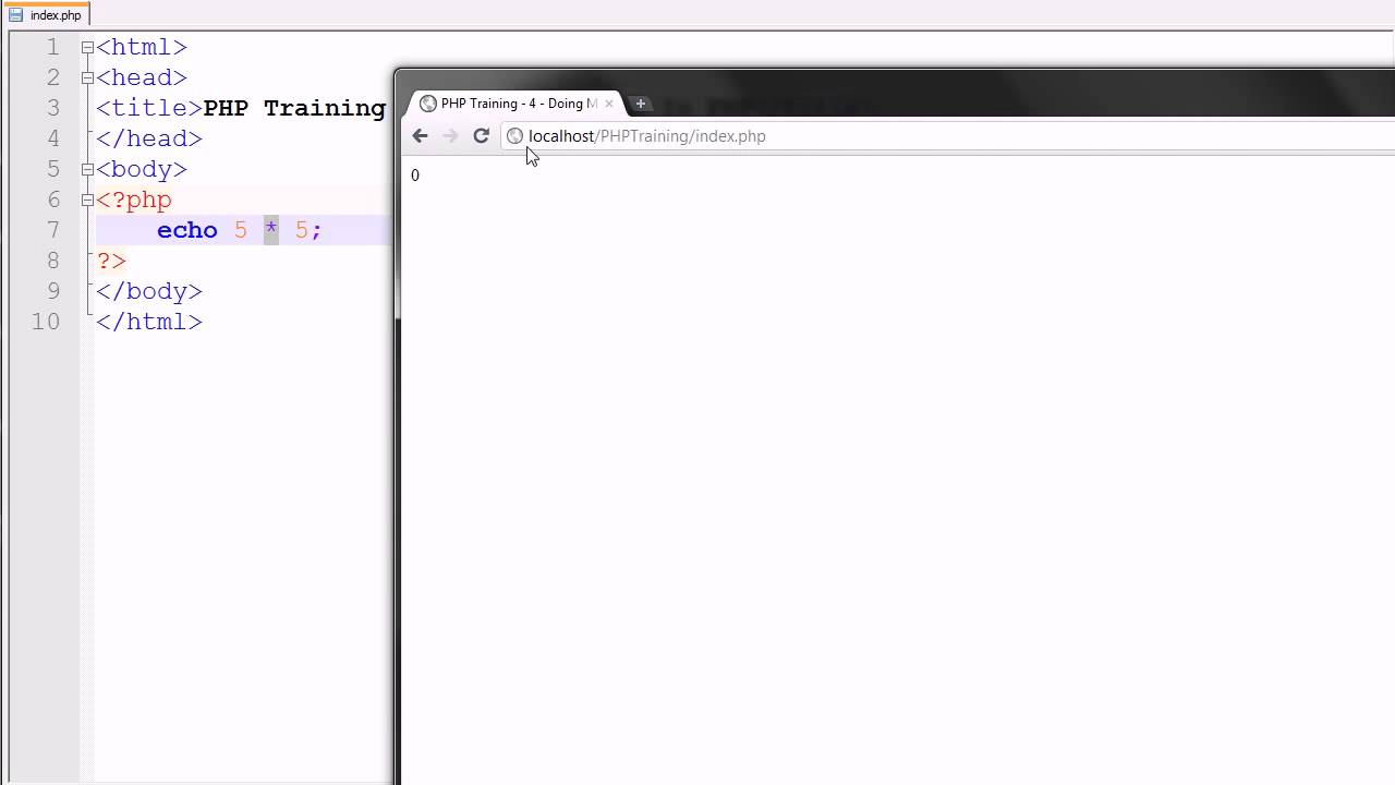 PHP Training - 4 - Doing Math In PHP