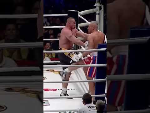 Mariusz Pudzianowski Smashes his opponent! | Strongman | Fight | #Shorts