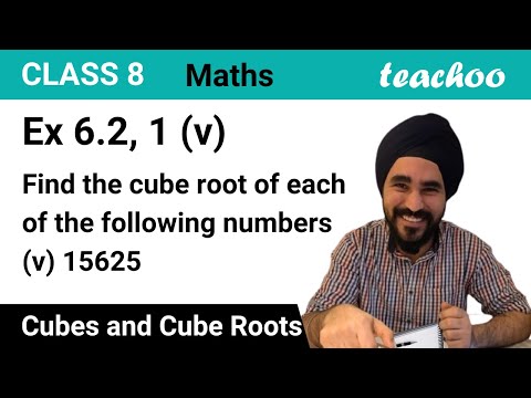 Ex 6.2, 1 (v) - Find cube root of 15625 by prime factorisation method - Teachoo
