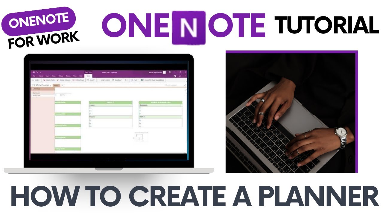 HOW TO CREATE A ONENOTE PLANNER (2024) | Use OneNote for Work | Organization | Increase Productivity