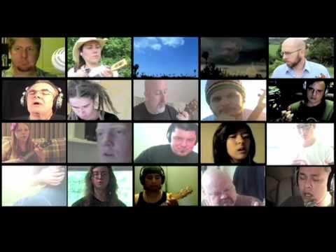 Somewhere Over the Rainbow - Ukulele Underground Tribute to Captain Google