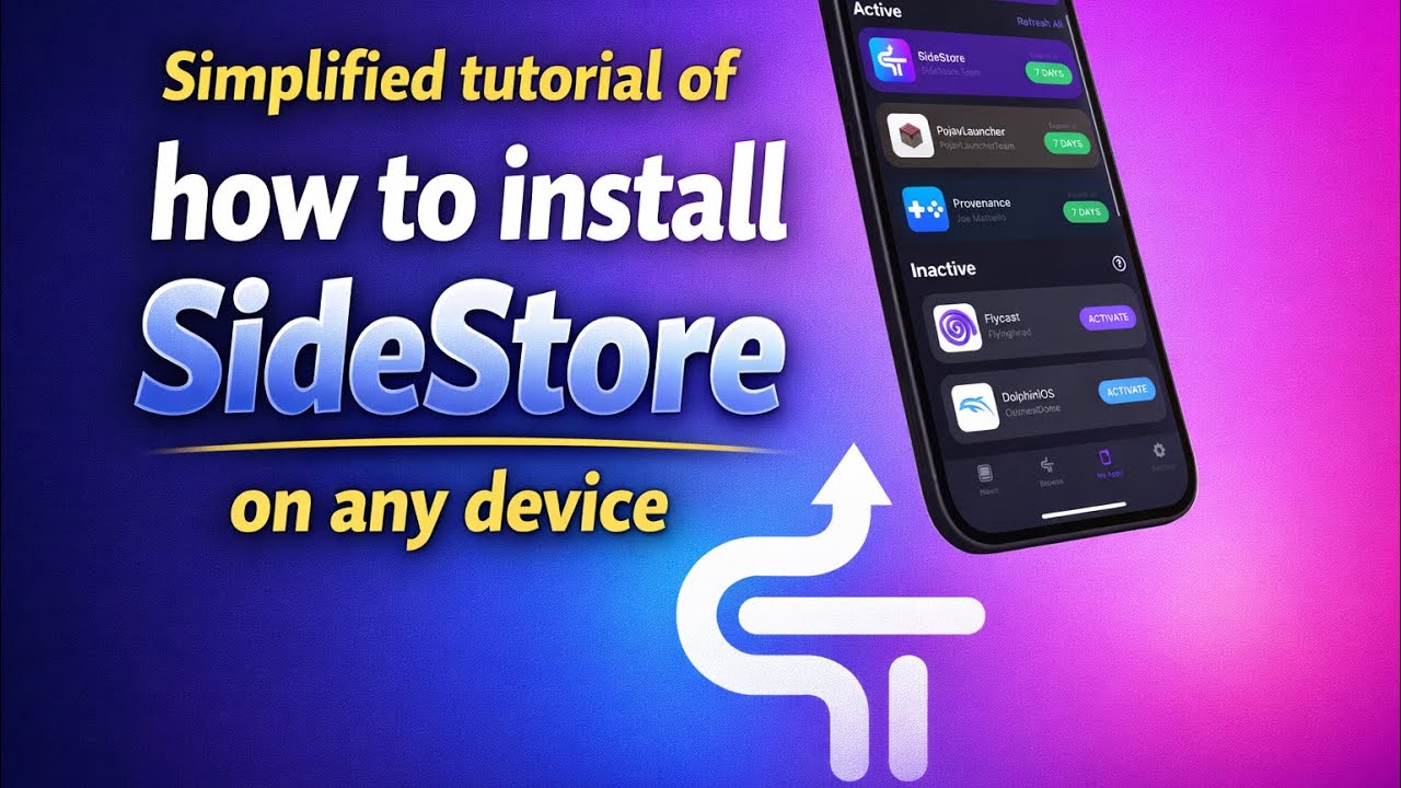 Simplified tutorial of how to get SideStore without any problem on any device | SideStore | iOS