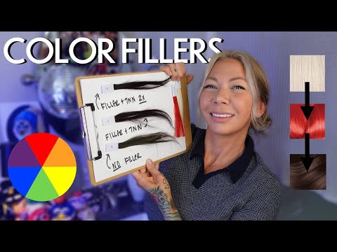 hair color fillers explained- going darker to avoid green hair