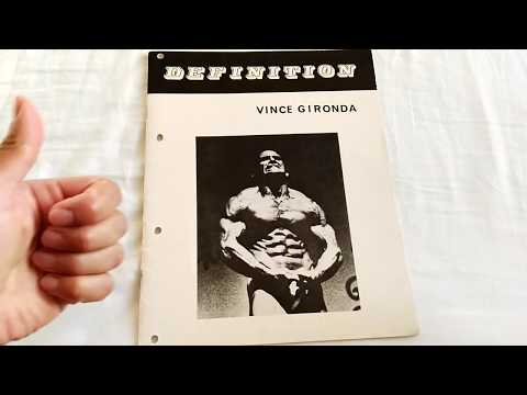 Definition by Vince Gironda. A review by the goldenerabookworm.