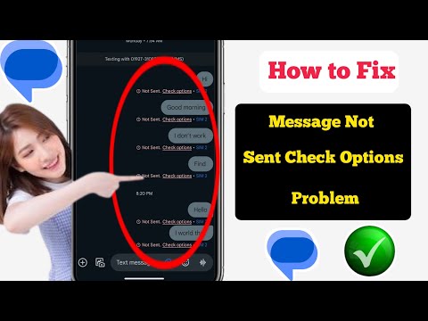Not Sending Check Option Problem | Fix Messages Trouble Sending Problem |Message Not Sending Problem