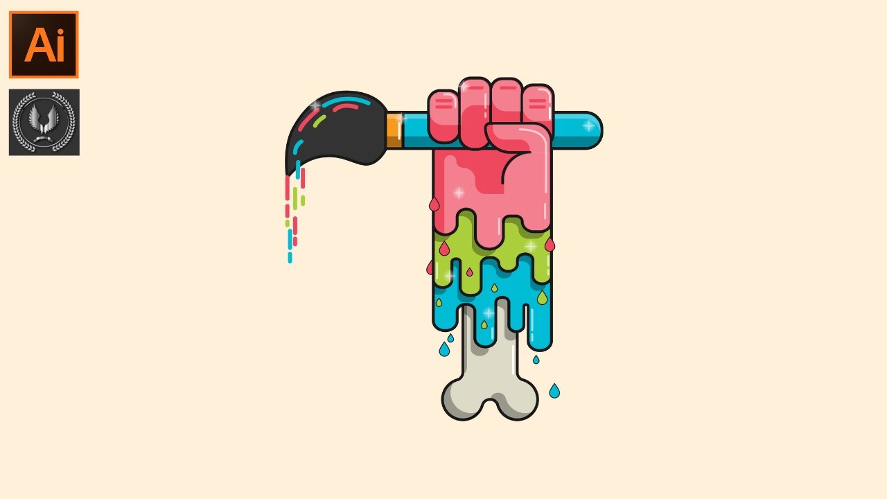 Adobe Illustrator CC Tutorial Flat Design