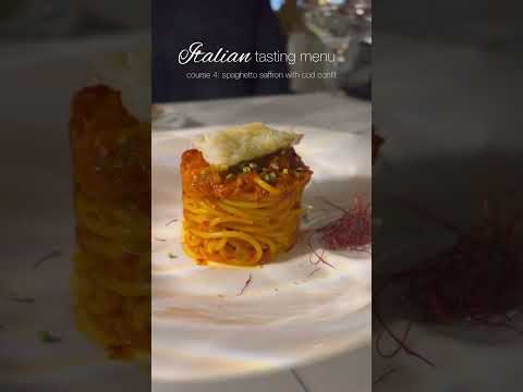 AMAZING Italian Tasting Menu 🍝✨