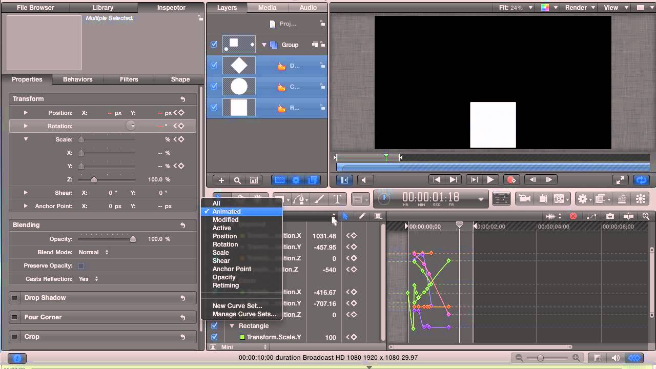 Motion INs and OUTs - Advanced Keyframing Techniques