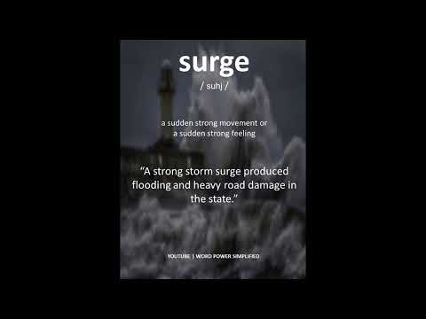 Word of the day | English meaning of surge.