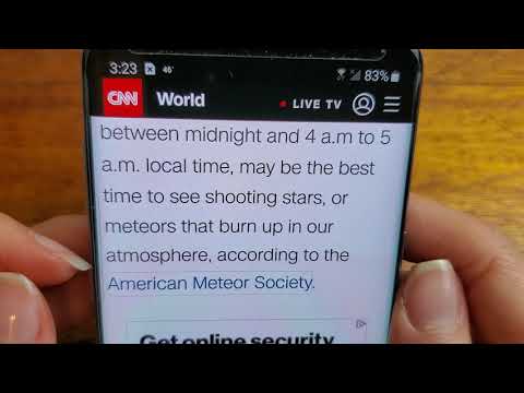 English Pronunciation Read Along: Meteor Shower