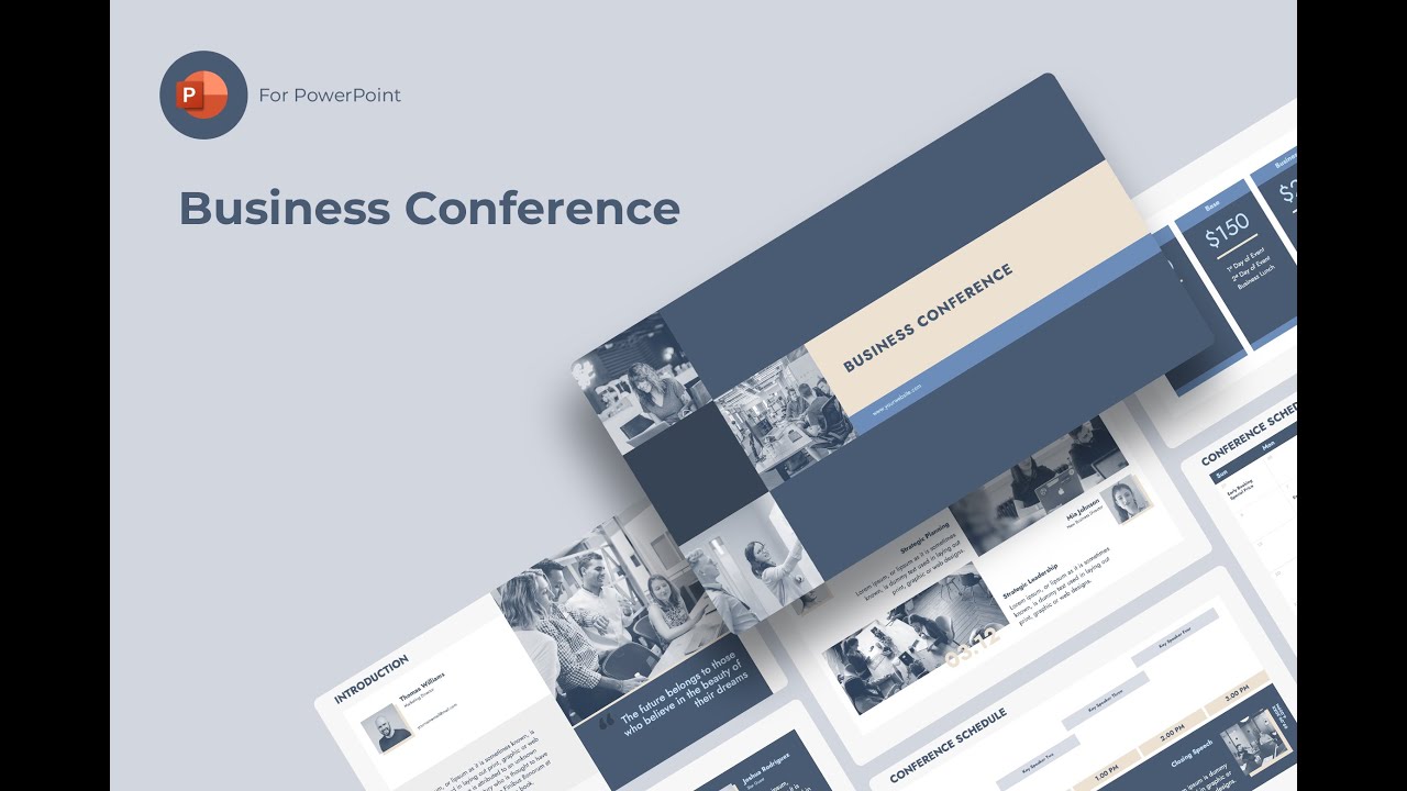 Business Conference PPT PowerPoint Presentation Template | Etsy | Envato Elements | Creative Market