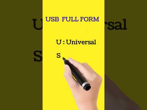 USB full form | full form of usb | #fullform | #shorts