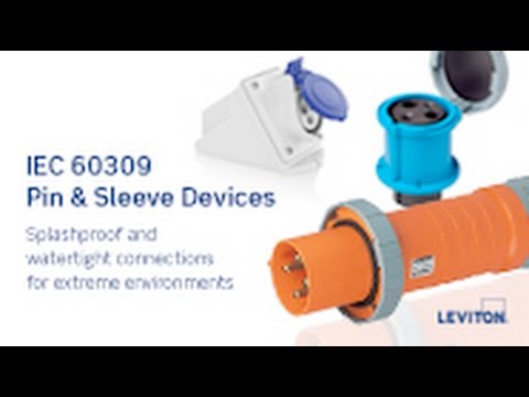 Leviton's IEC 60309 Pin & Sleeve Devices