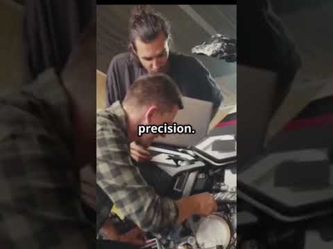 how motorcycles are made in factories #shorts #ai #bike