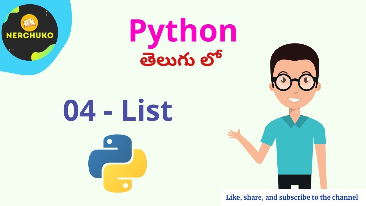 04 - Lists in Python || Python Coding in Telugu || Python Tutorial for beginners