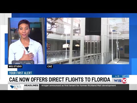 New flights to Columbia Metropolitian Airport