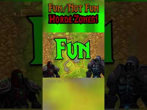 FUN / NOT FUN: Classic WoW Horde Zones #shorts