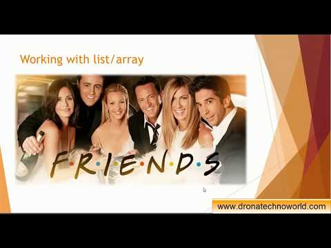 08. Python Tutorial - List or Array in Python