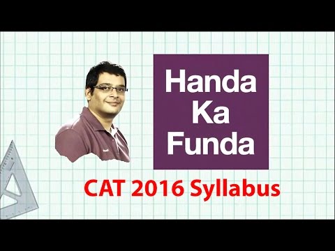 CAT Exam - Complete Syllabus and Paper Pattern