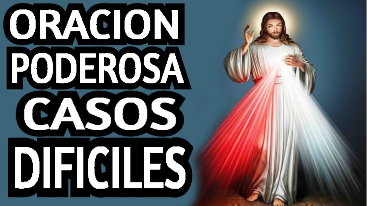 Powerful Prayer to the Lord of Mercy for Difficult Cases | Young People with Jesus.